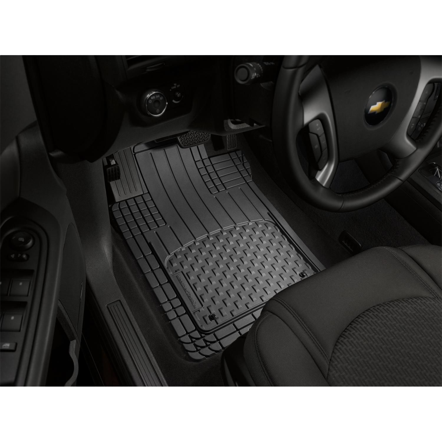 WeatherTech Black Trim-To-Fit Heavy Duty Universal Floor Mat 4 Piece