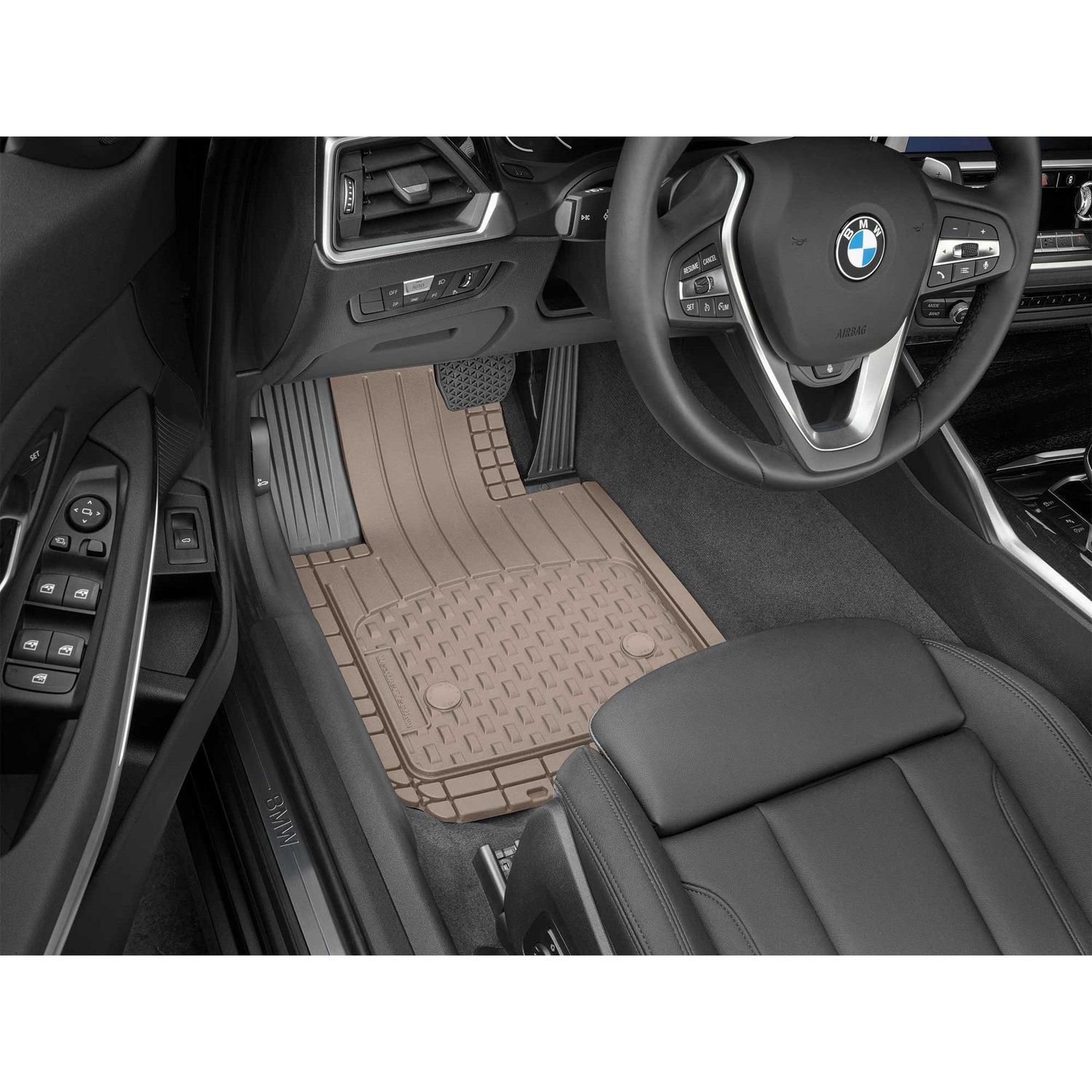 WeatherTech Tan Trim-To-Fit Floor Mats 4 Piece
