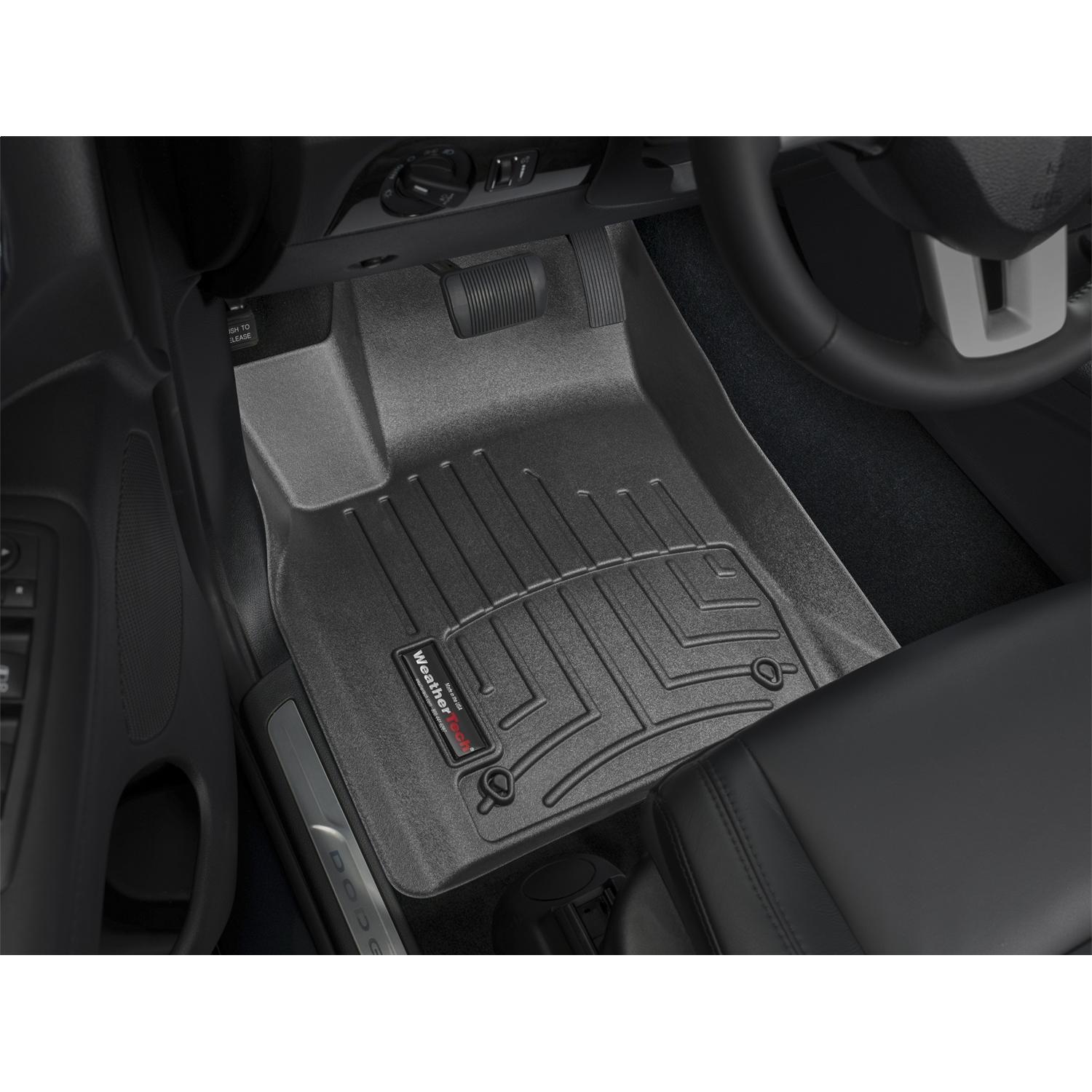 Weathertech FloorLiner DigitalFit Black Front Floor Mat Set 444851