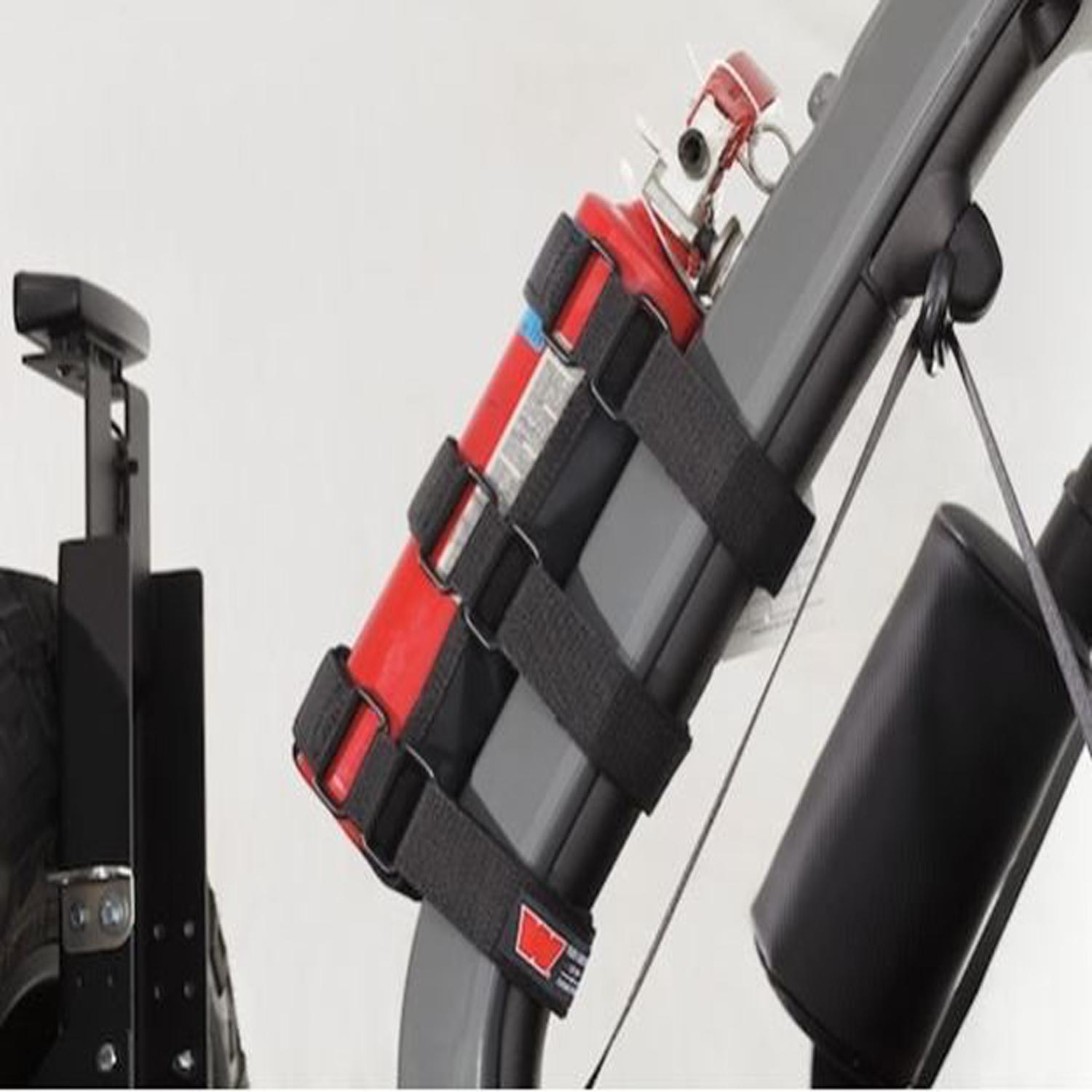 Warn 1lbs to 5lbs Bottle Black Vinyl Roll Bar Mount 3 Hook and Loop ...