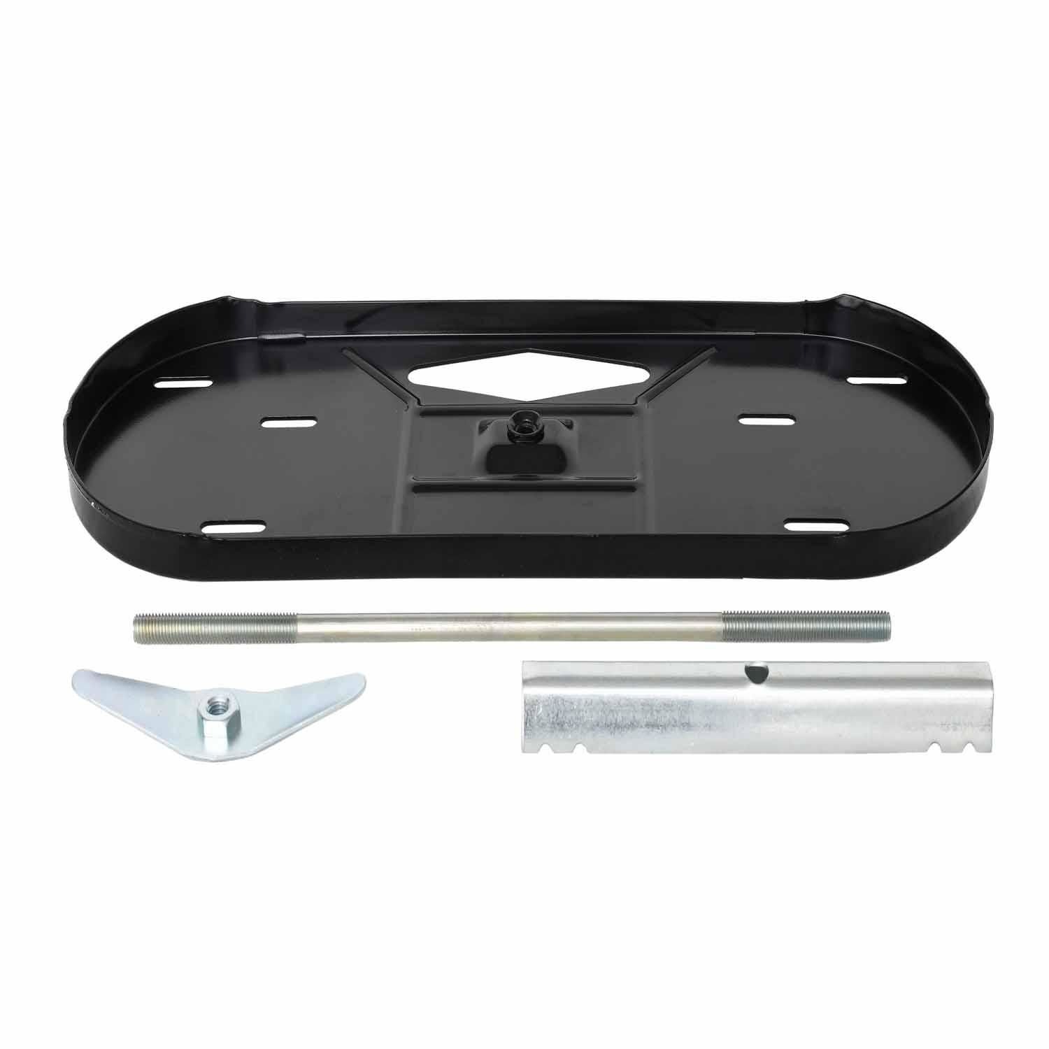 FLAME KING 20lbs RV Dual Propane Tank Hold Down Rack