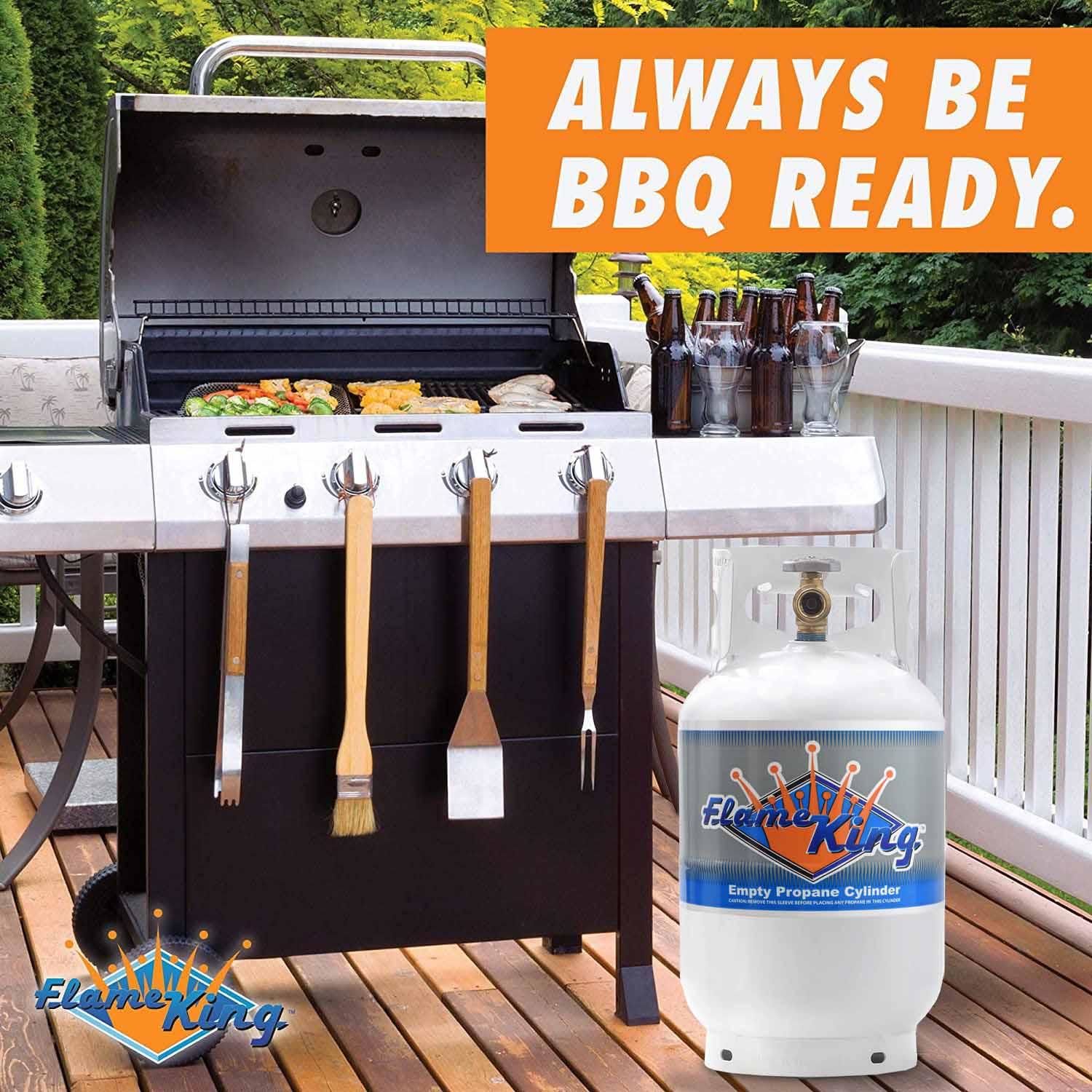 FLAME KING 30lbs Propane Cylinder Tank with OPD