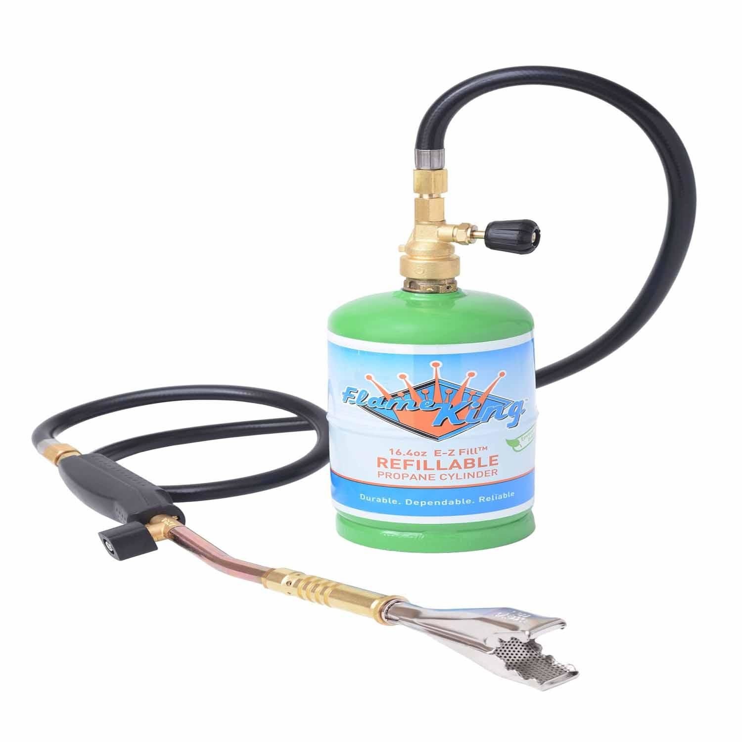 FLAME KING Propane Torch with 3 Interchangeable Tip