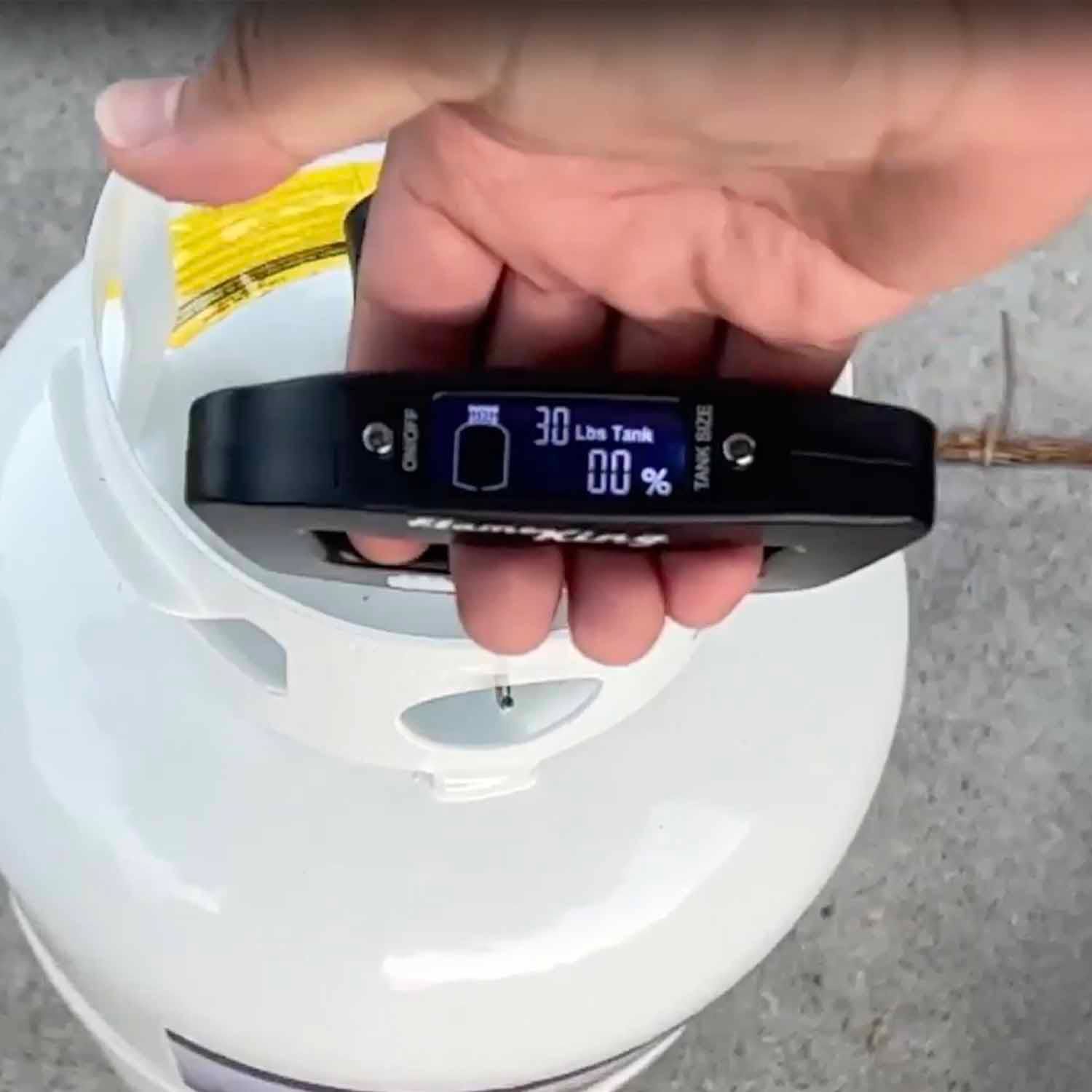 FLAME KING Electronic Propane Tank Gauge Scale with Digital Indicator