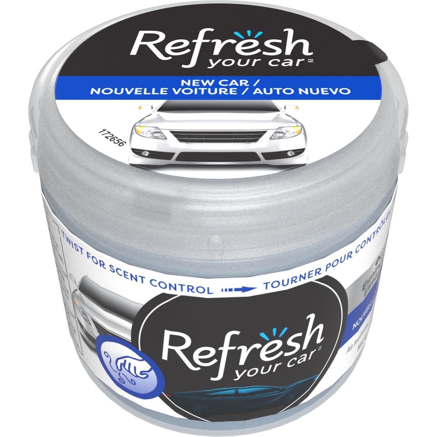 Aromatizante en Gel Refresh your Car con Aroma de Auto Nuevo de 4.5oz
