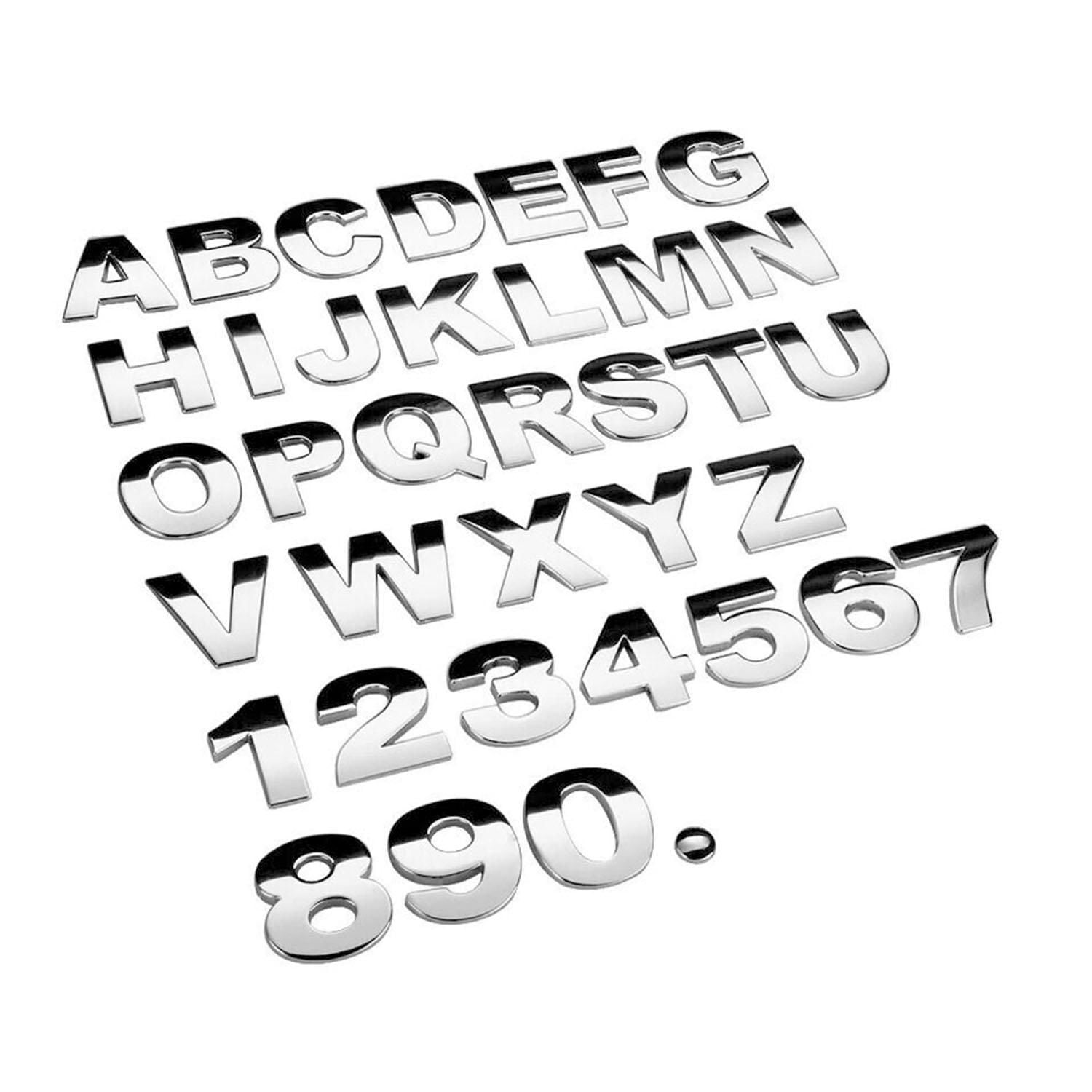 Marklyn Emblema 3D de la Letra J Cromado