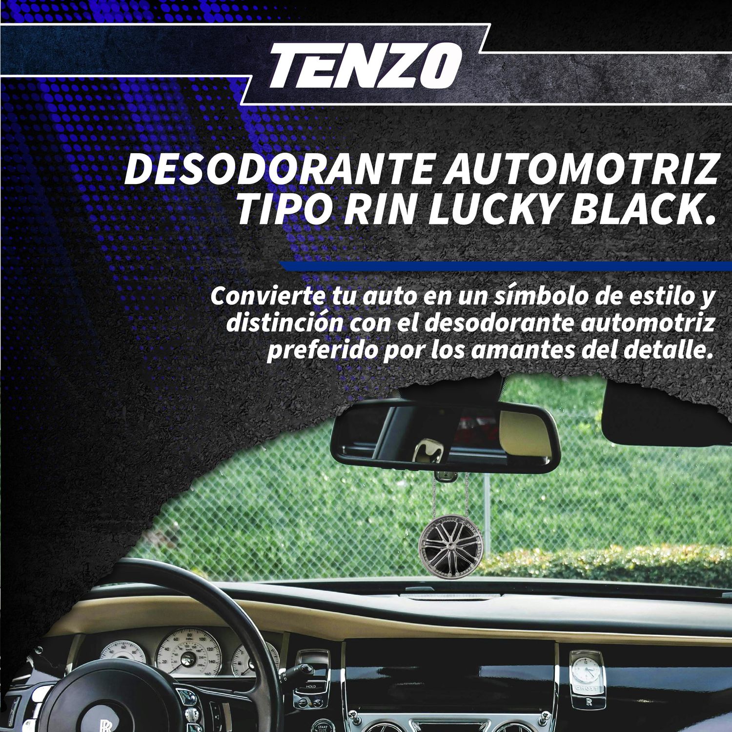 Aromatizante Tenzo Lucky Black