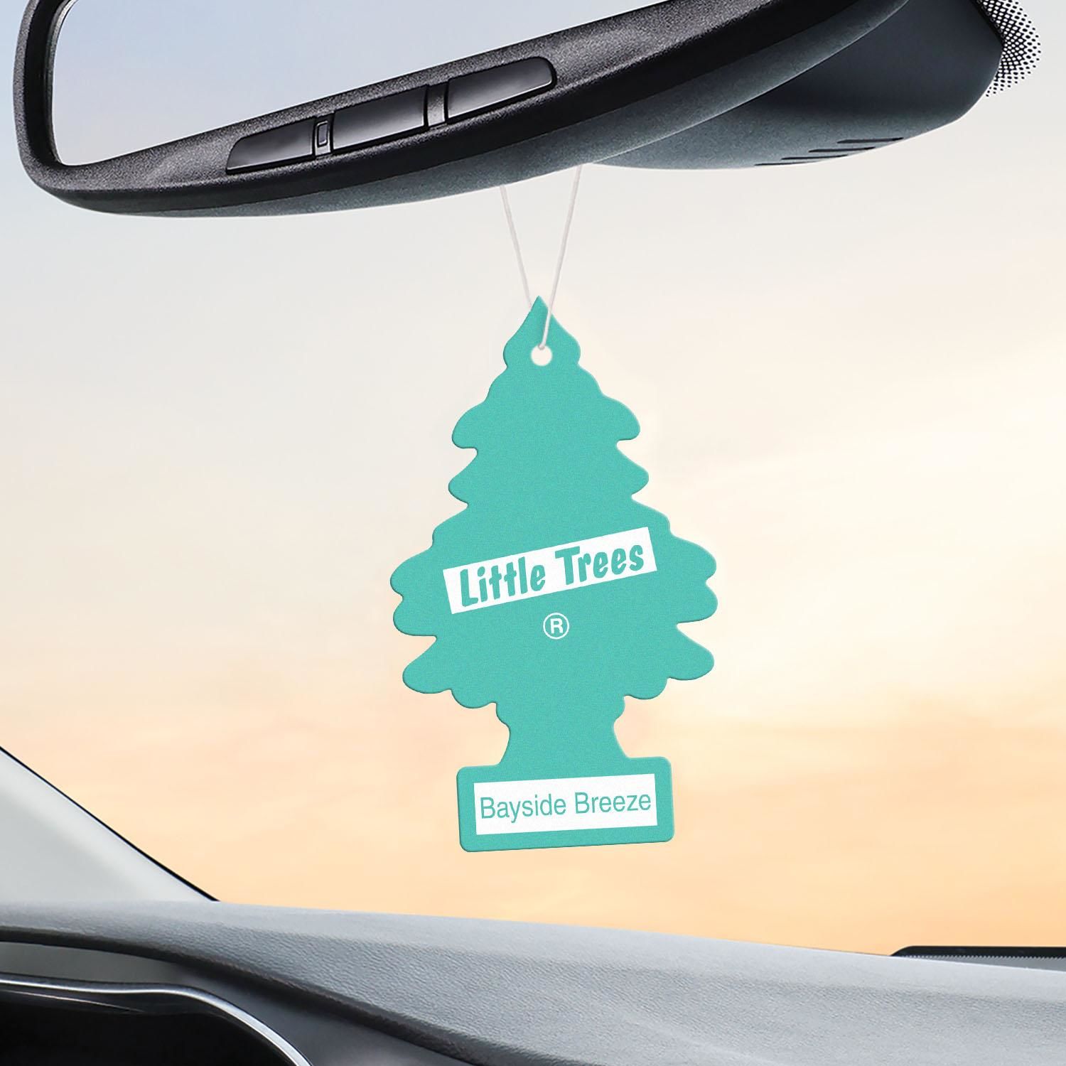 Aromatizante Little Trees con Aroma Bayside Breeze, Paquete con 3