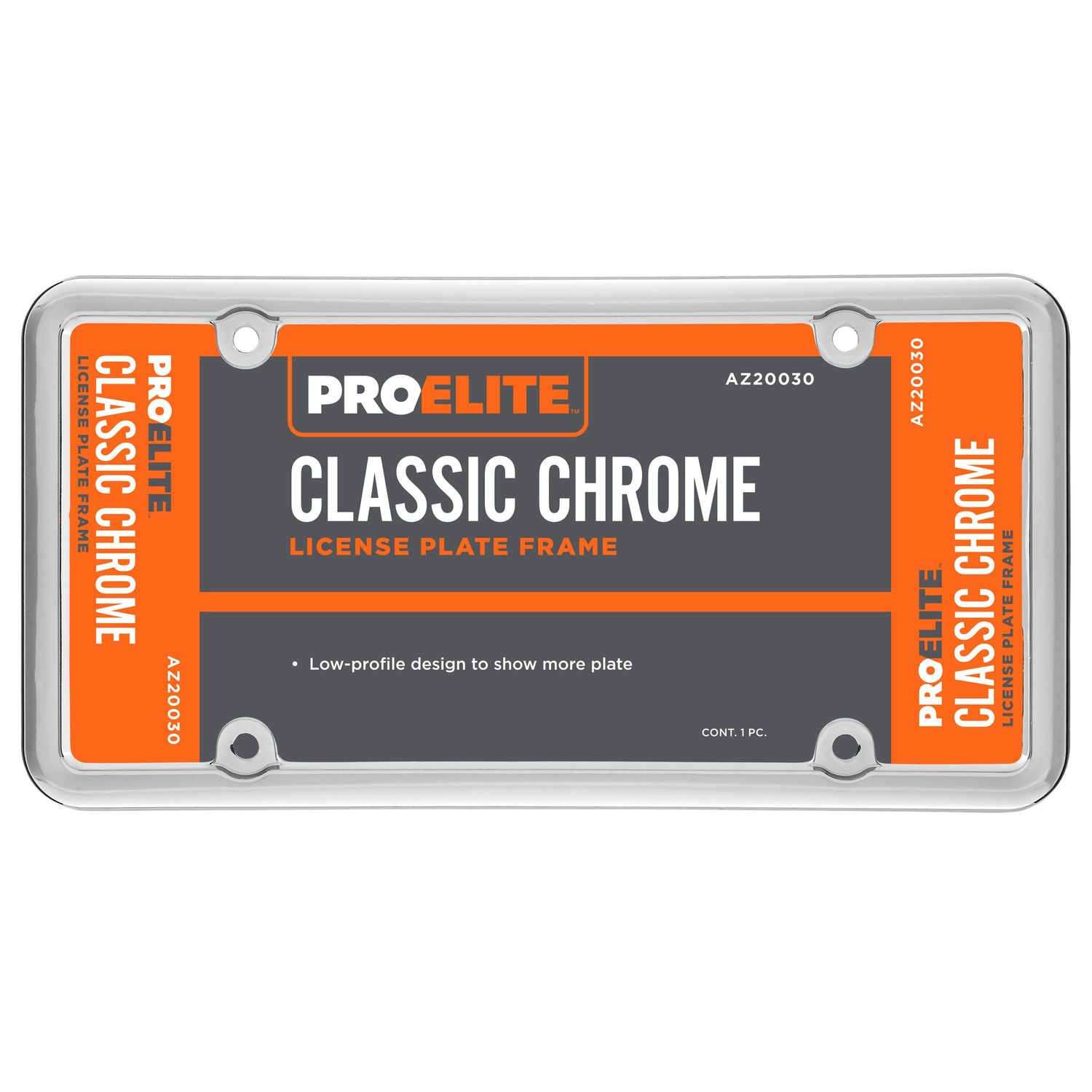 Portaplaca ProElite Cromo Classic Lite