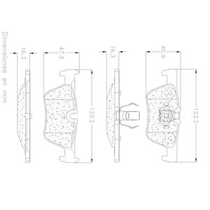 Balatas de Ceramica Duralast Gold DG1613