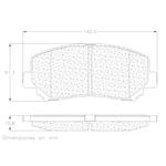 Balatas de Ceramica Duralast Gold DG1623