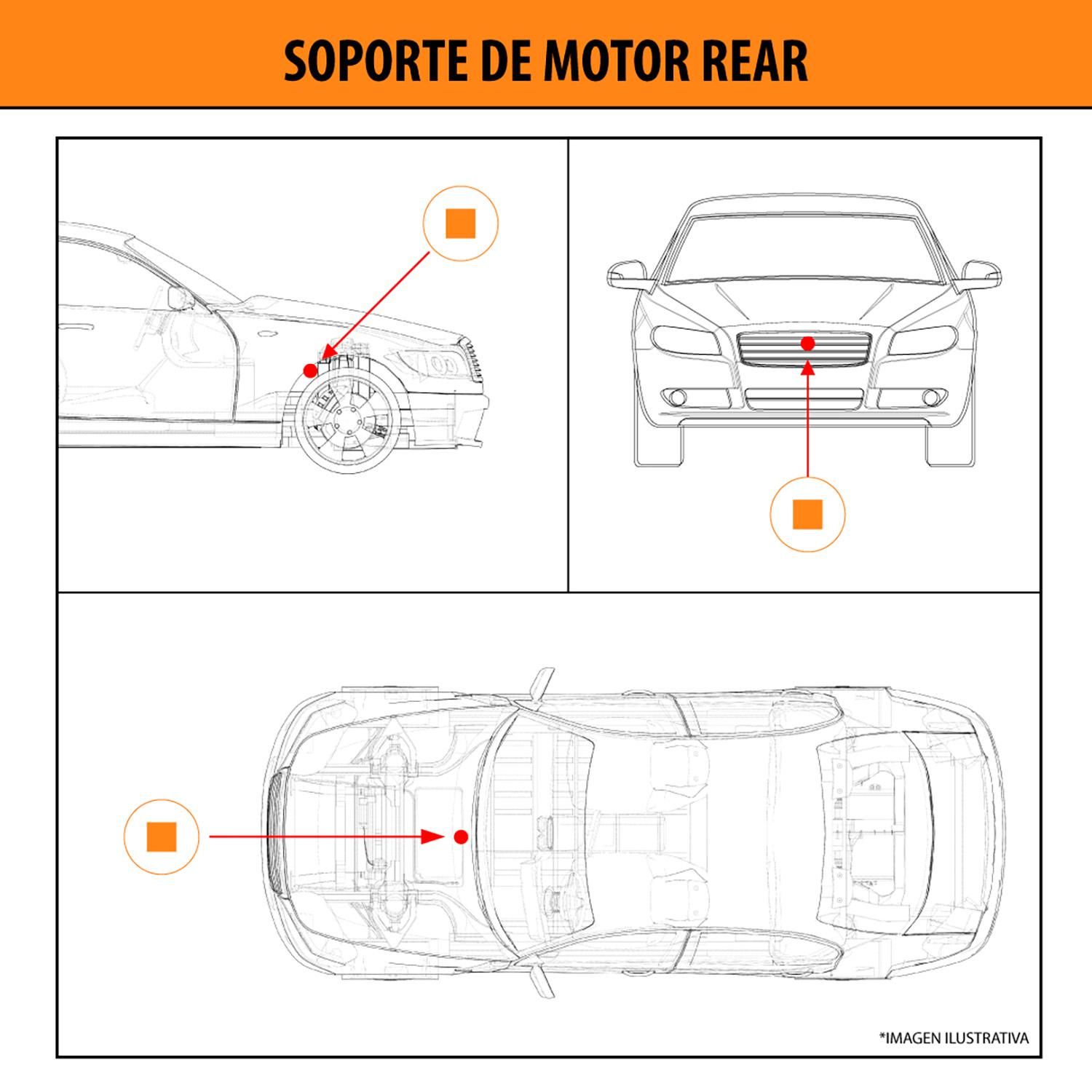 Soporte de Motor Duralast B-A6251
