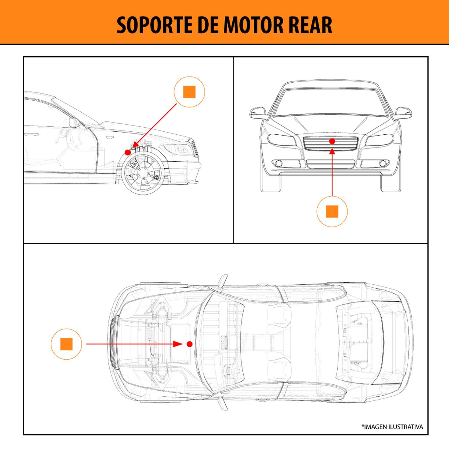 Duralast Soporte de Transmision D-A2882