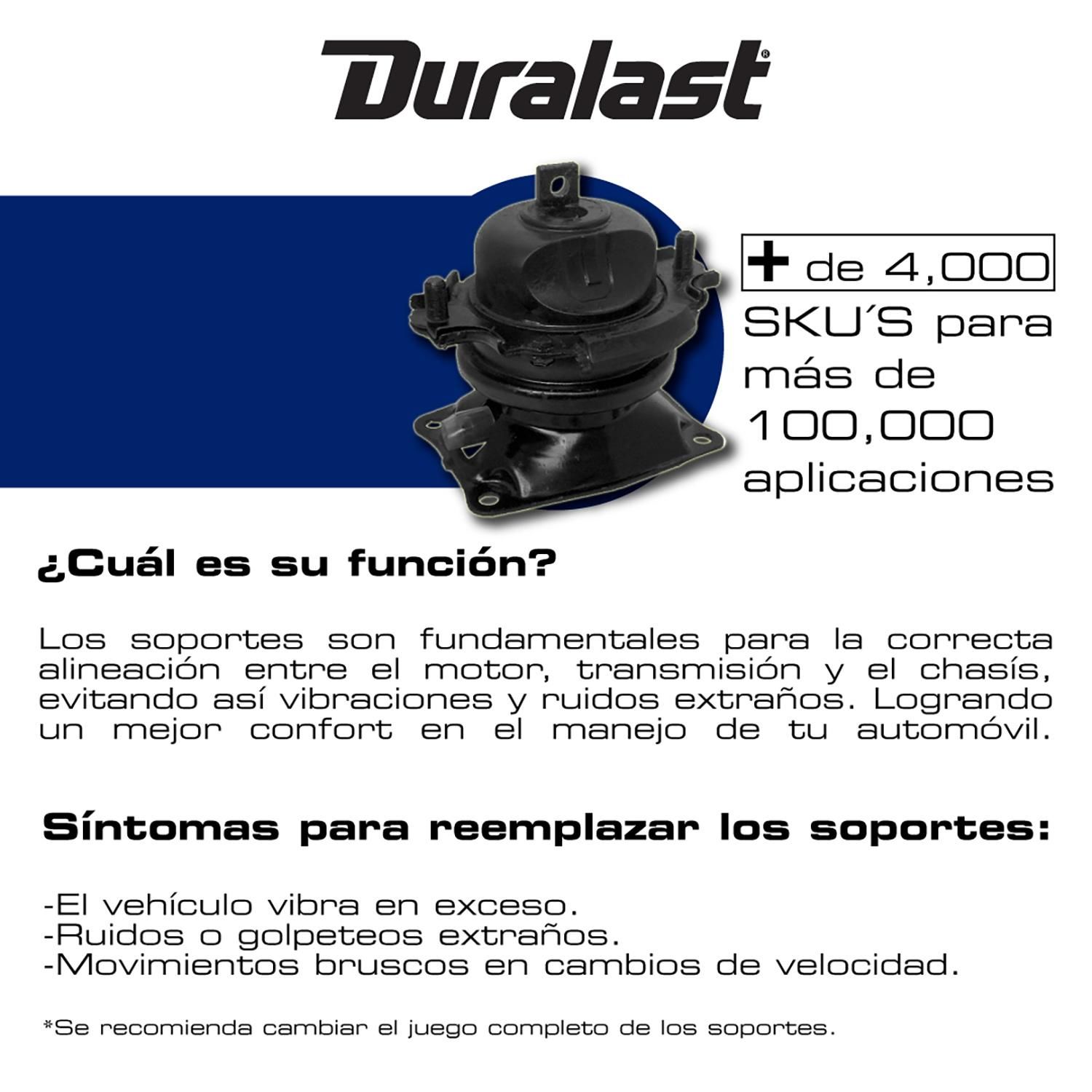 Soporte de Motor Duralast H-A4225