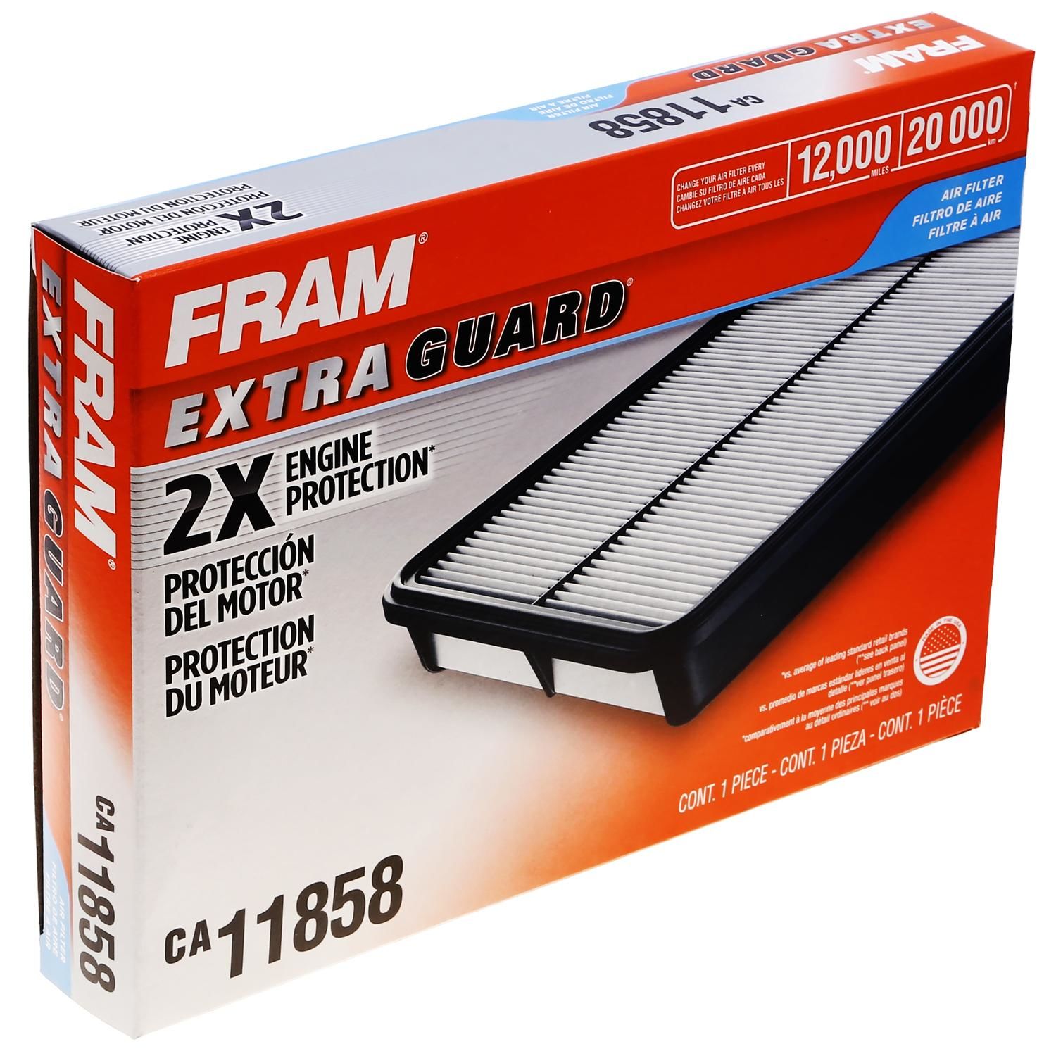 Filtro de Aire FRAM Extra Guard CA11858