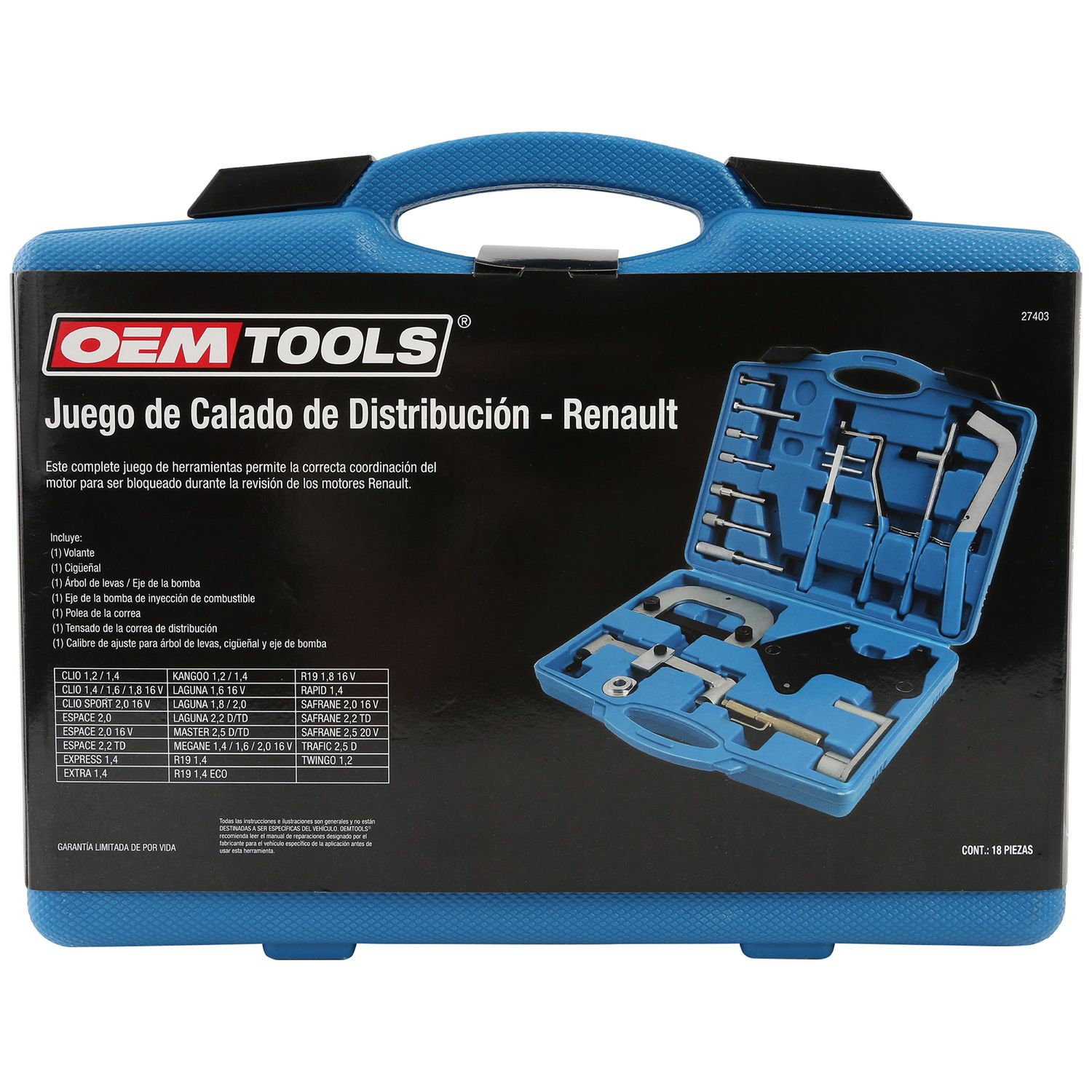 Kit de Herramientas de Sincronizacion OEMTOOLS Renault