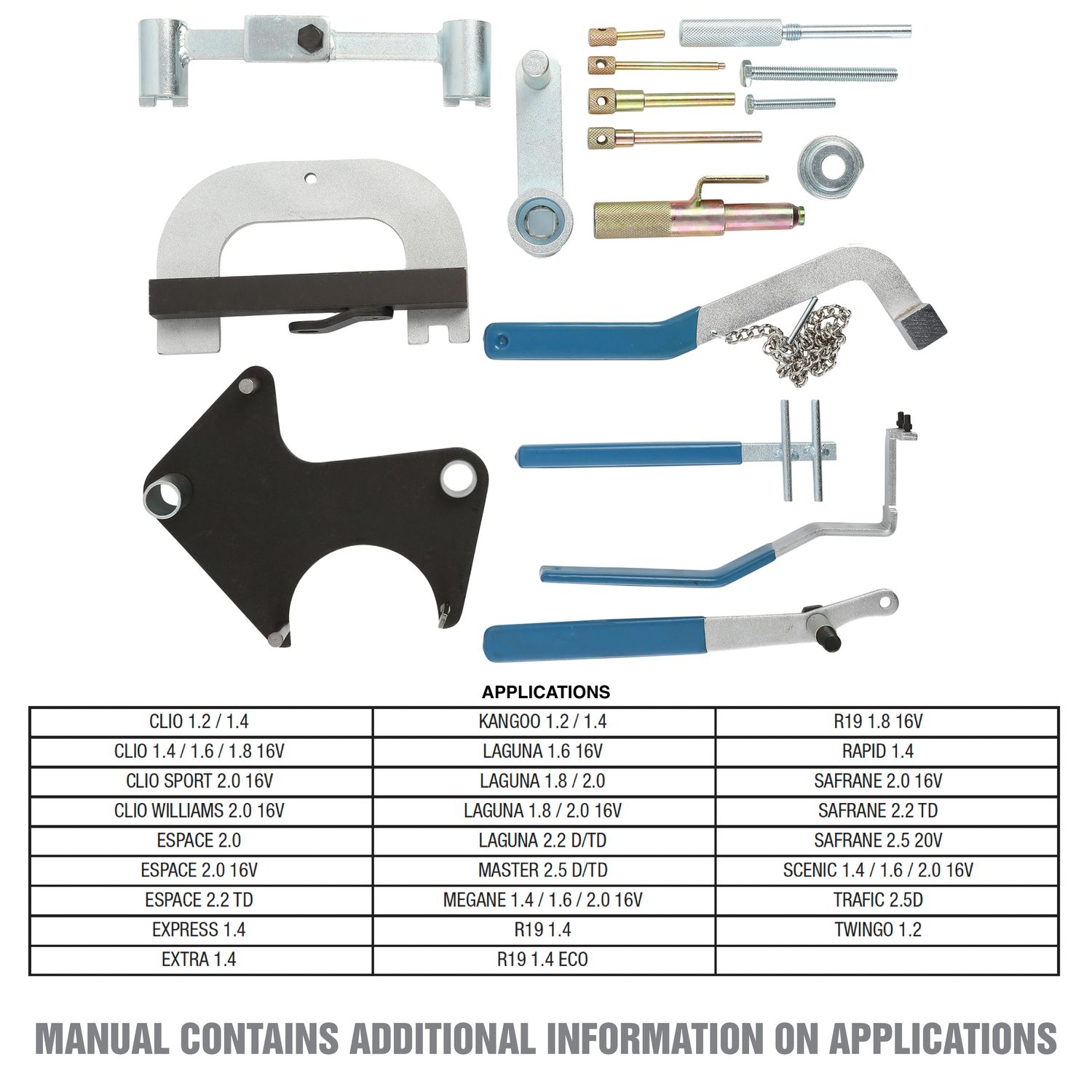 Kit de Herramientas de Sincronizacion OEMTOOLS Renault