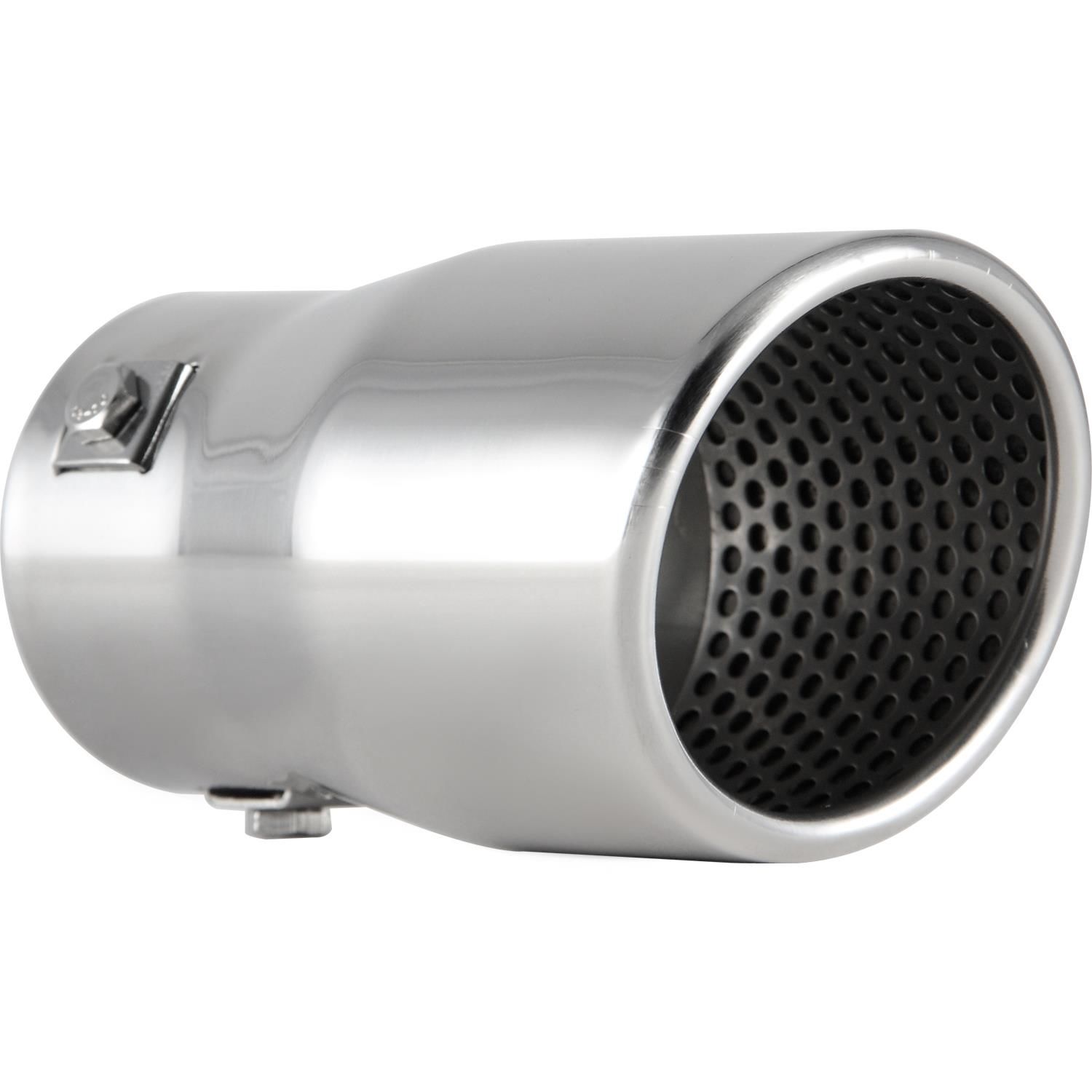 Rush Racing Exhaust Punta para Escape Inclinada de Acero, Entrada de 3 ...