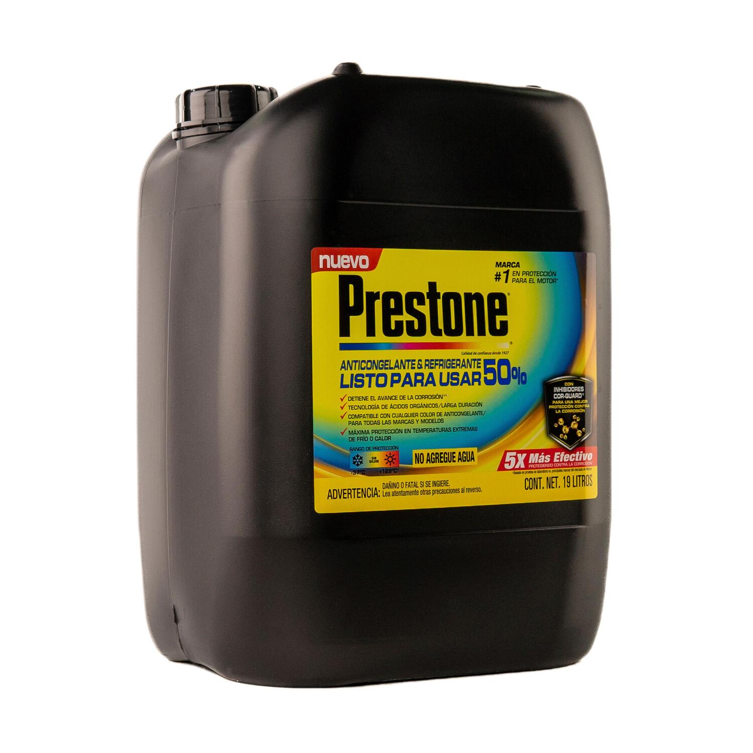 Anticongelante Refrigerante de Motor Prestone Ligeramente Amarillo a ...