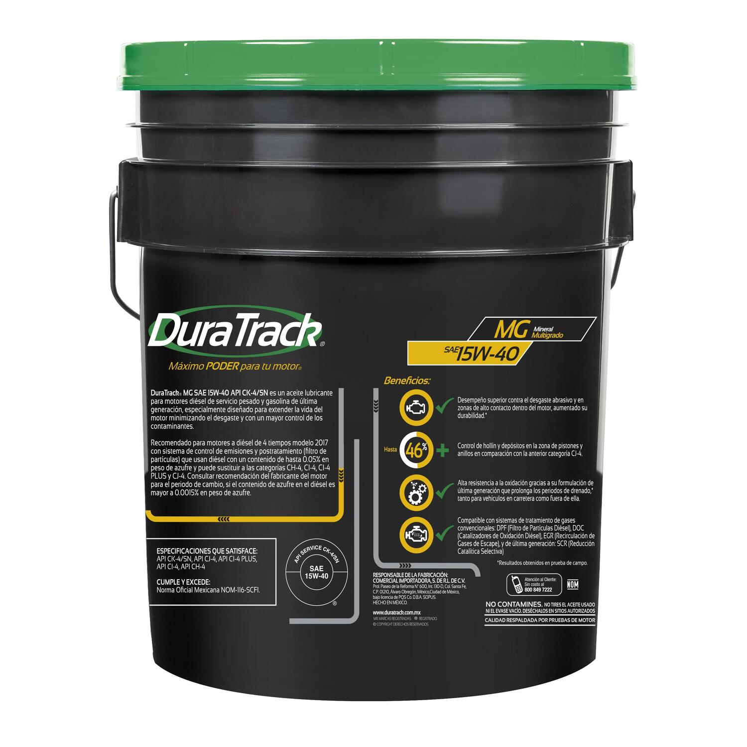 Aceite de Motor Diesel Quaker State 15W-40 5 Galones