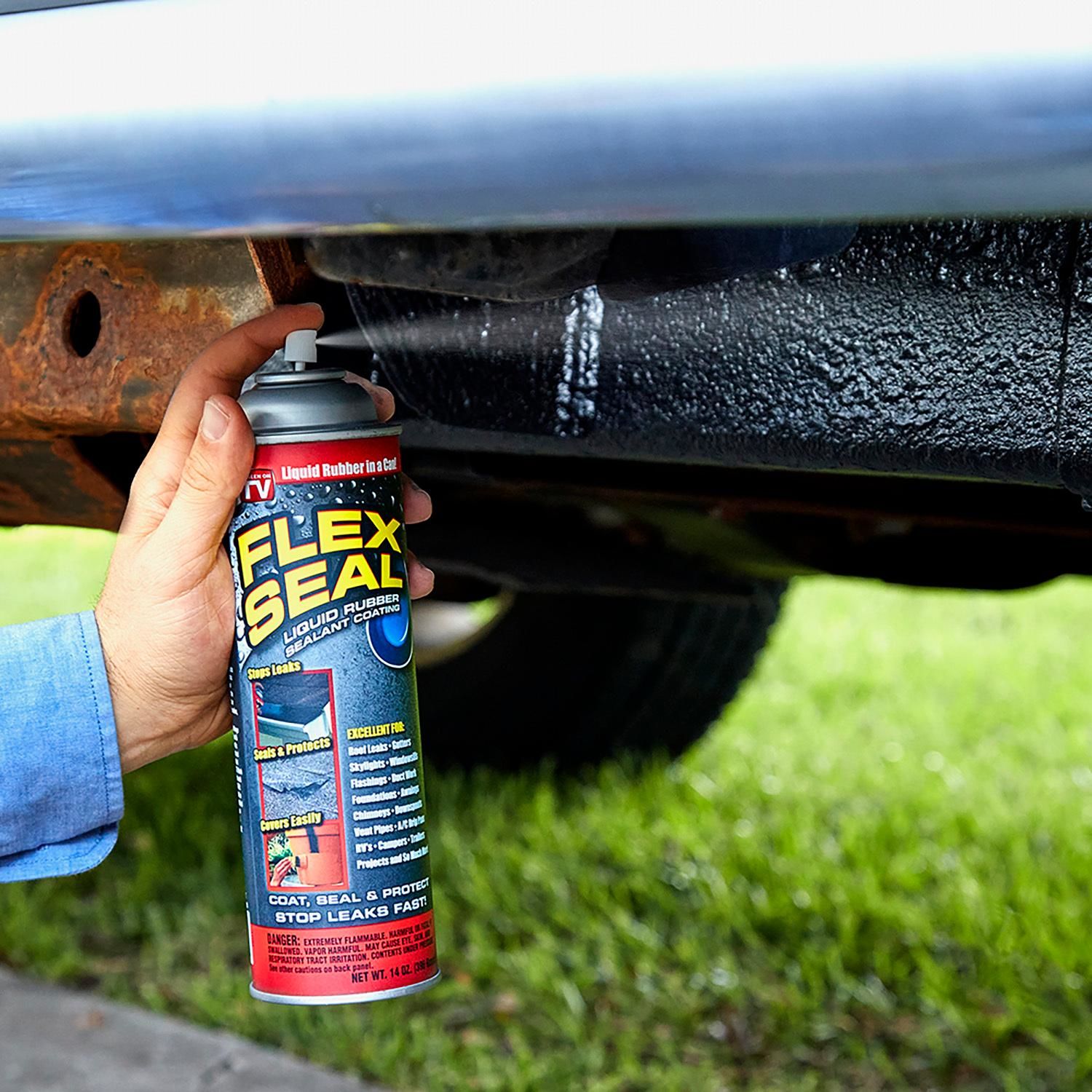 Flex Sellador en Spray Negro 14oz