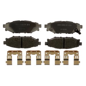 ACDelco Silver Ceramic Disc Brake Pad Set 14D1114CHF1