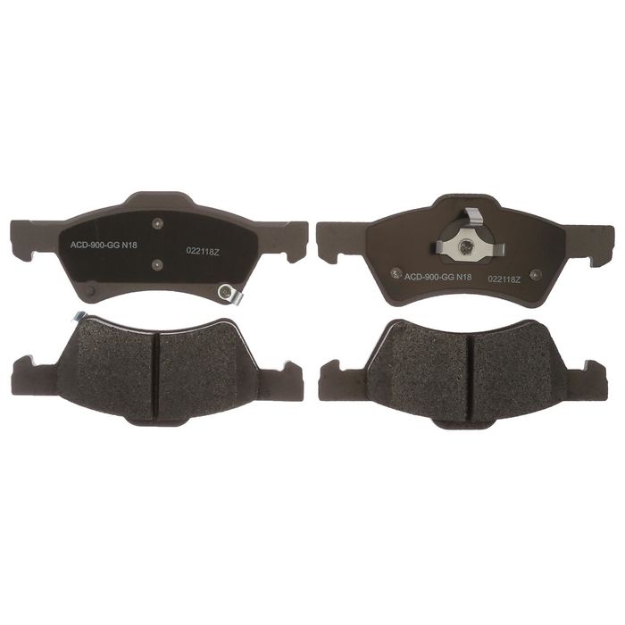 ACDelco Silver Ceramic Disc Brake Pad Set 14D857CF1