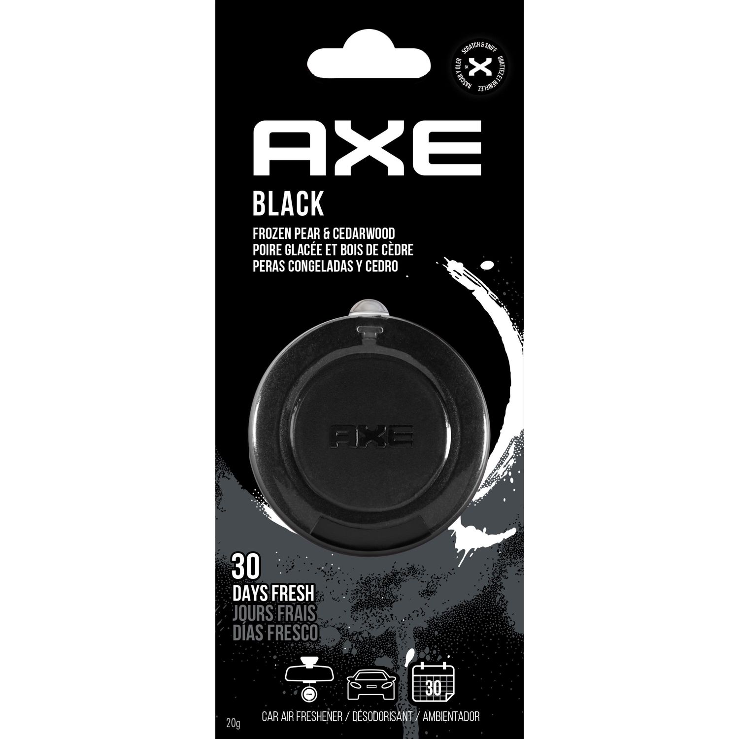 Axe Auto Air Fresheners Frozen Pear and Cedarwood Scent Hanging Air ...