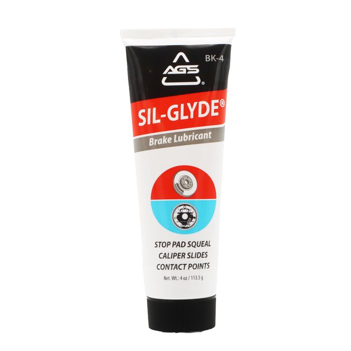 AGS Sil-Glyde Silicone Brake Lubricant Tube 4oz