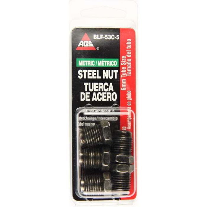 AGS 6mm (M14x1.5 Bubble), 5 Card, Steel Tube Nut
