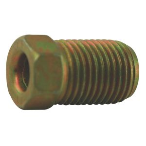 AGS Brass M10 x 1in Tube Nut Fitting 100 Piece