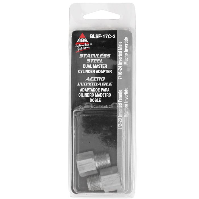 AGS Stainless Steel Brake Line Adaptor