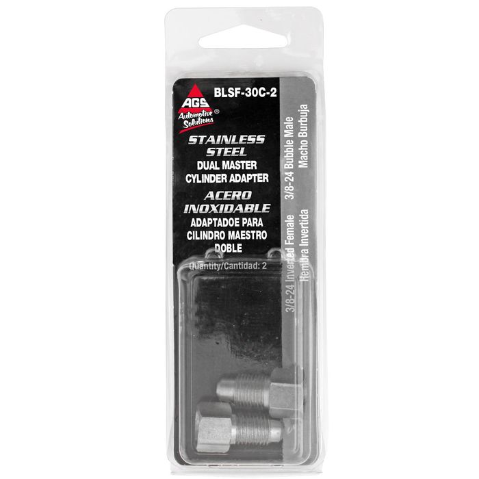 AGS Stainless Steel Brake Line Adaptor