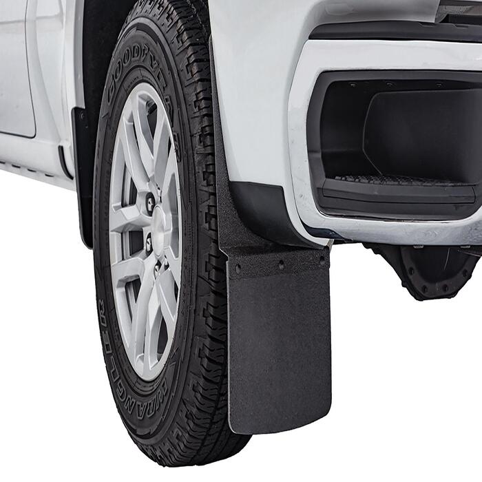 ACI 13in L x 24in W Flat Black Composite Rubber Screw On Universal Mud ...