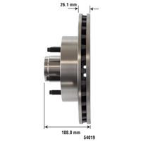 Duralast Brake Rotor 54019 for Ford Ranger