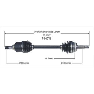 Duralast Gold CV Axle Assembly 7447N