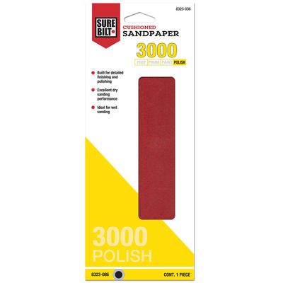 SureBilt 3000 Cushioned Abrasive Sandpaper