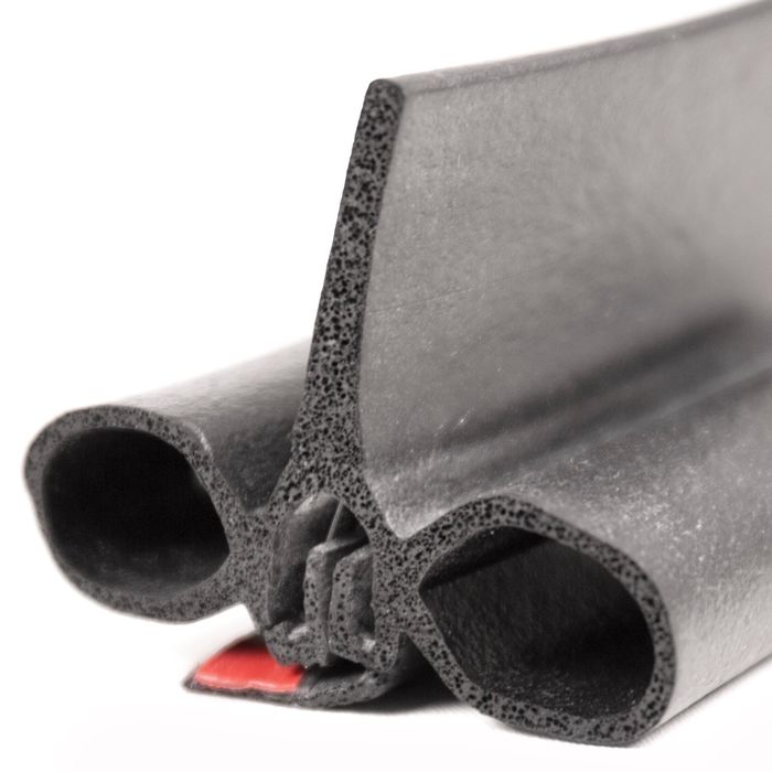 AmeriSeal 2 1/2in x 2in x 30ft RV Slide-Out Seal with Push-On Steel ...