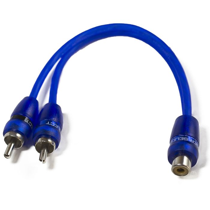 Stinger 2 Male to 1 Female Split RCA y Adapter