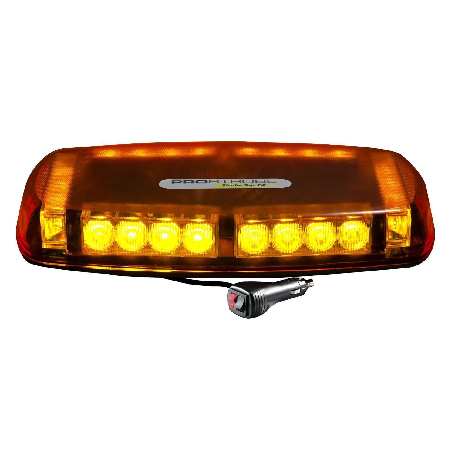 ProStrobe Black and Amber StrobeTop Strobe Light with 24 LED