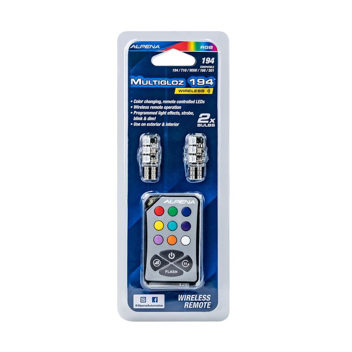 Alpena 194 Multi-Color LED Bulbs with Remote Control