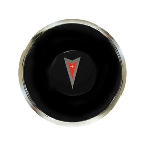Auto Pro USA Pontiac Red Arrow Emblem S6 Deluxe Horn Button