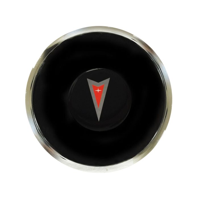 Auto Pro USA Pontiac Red Arrow Emblem S6 Deluxe Horn Button