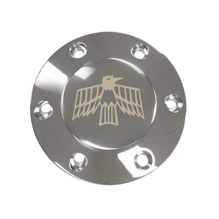Auto Pro USA 1967-69 Firebird Emblem S6 Etched Series Chrome Horn Button