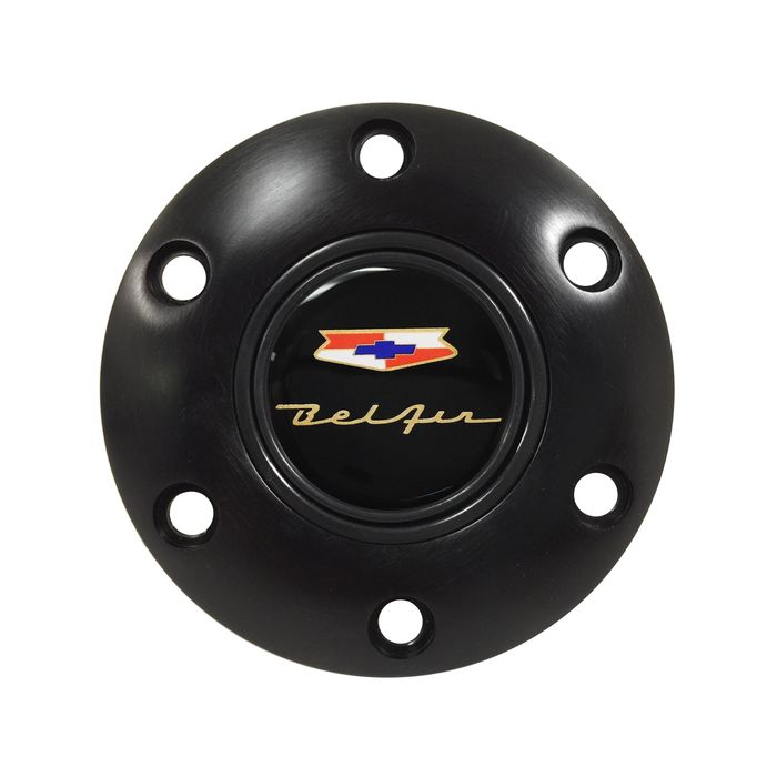 Auto Pro USA 2 3/4in Classic Chevy Bel Air Emblem with Black Aluminum ...