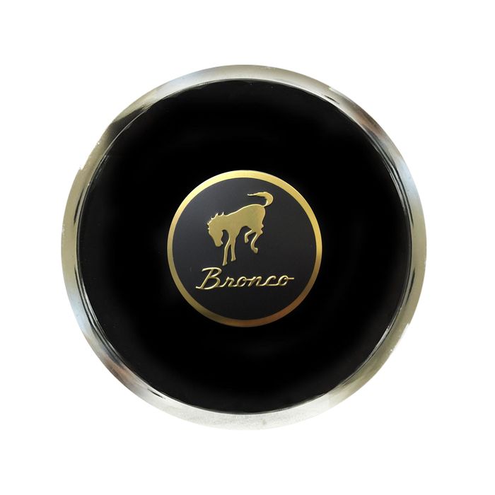 Auto Pro USA Ford Bronco 3D Foil Emblem S6 Deluxe Horn Button