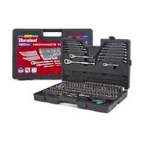 Duralast Multiple Drive Ratchet Socket SAE Metric Tool Set 90 Piece