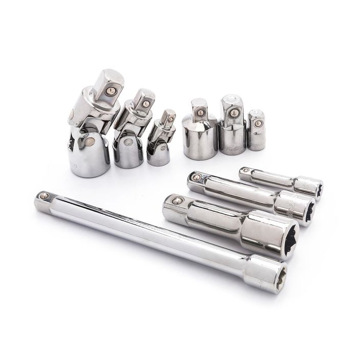Duralast 1/4in, 3/8in 1/2in Drive Accessory Set, 10 Piece