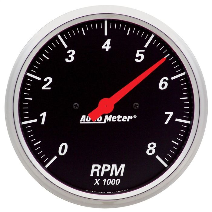 AutoMeter 5in 0-8,000 RPM Designer Black Tachometer Gauge