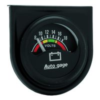 AutoMeter 1 1/2in Voltmeter 8-18 Amp Gauge